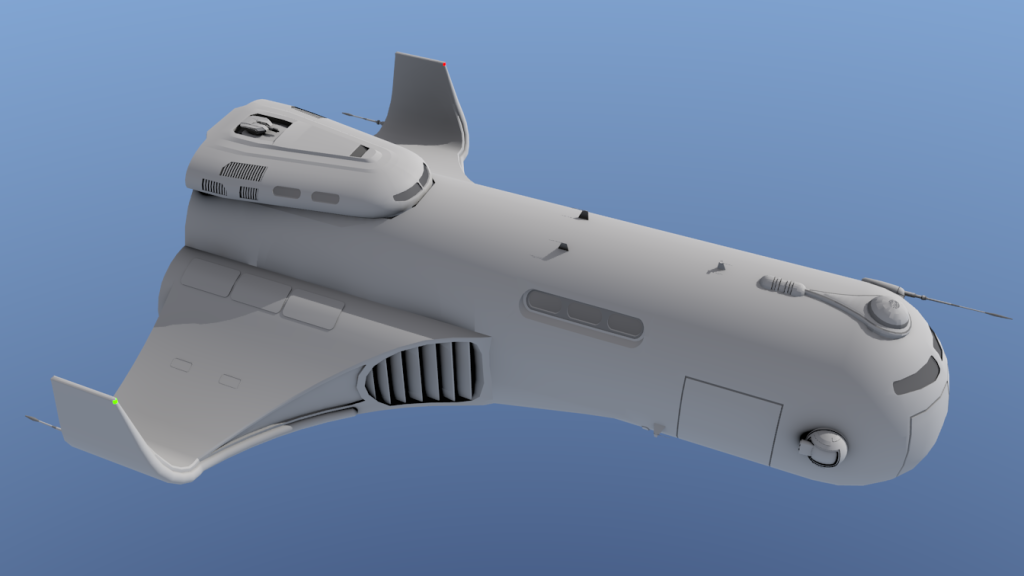 Traveller Illustrated » Starships – Type R 400ton Subsidiced Merchant