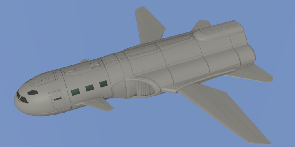 Traveller Illustrated » Small Craft – 40ton „Fast“ Pinnace (CT/MT)